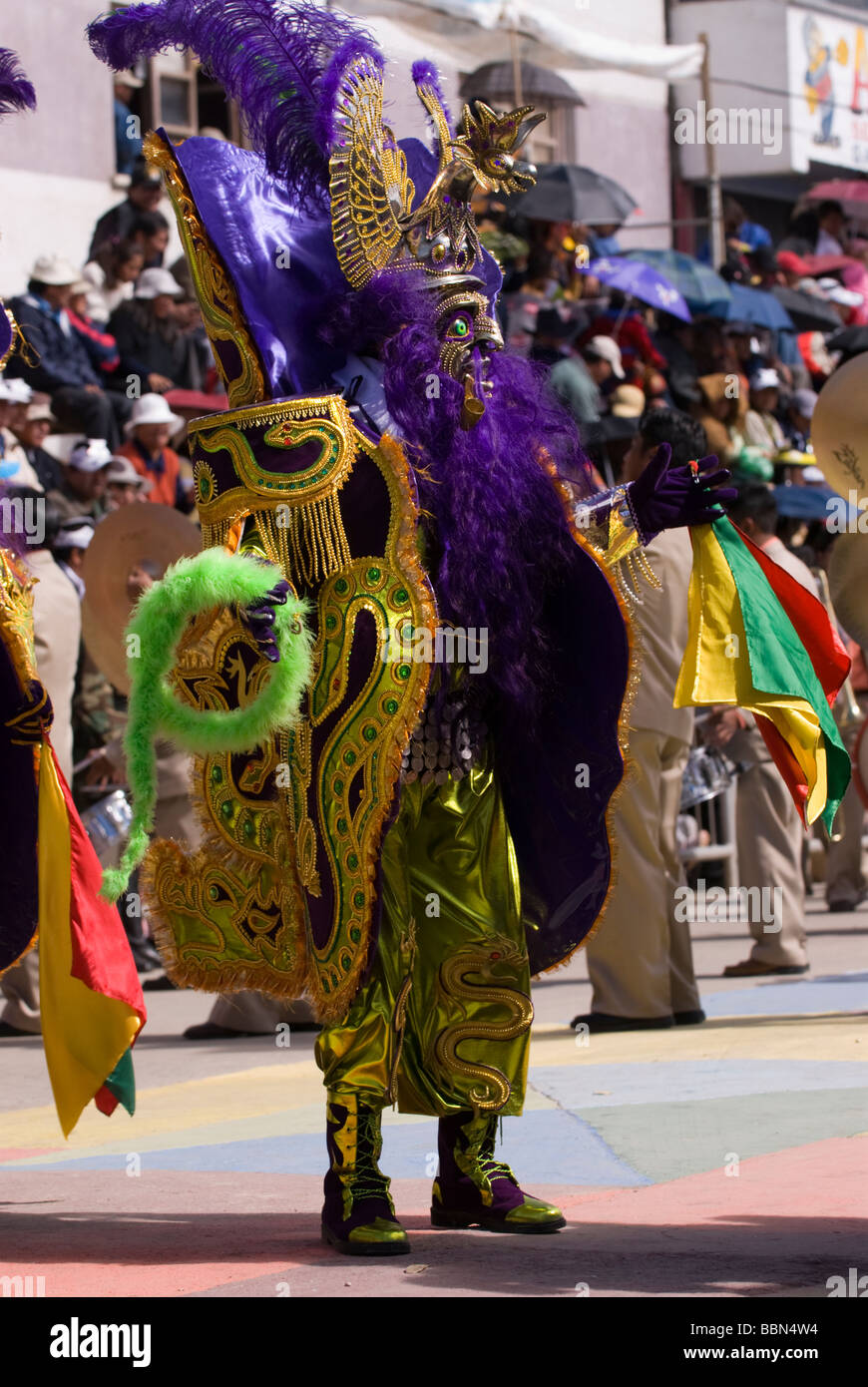 A Moreno Dancer in Oruro Carnival, Bolivia Stock Photo - Alamy