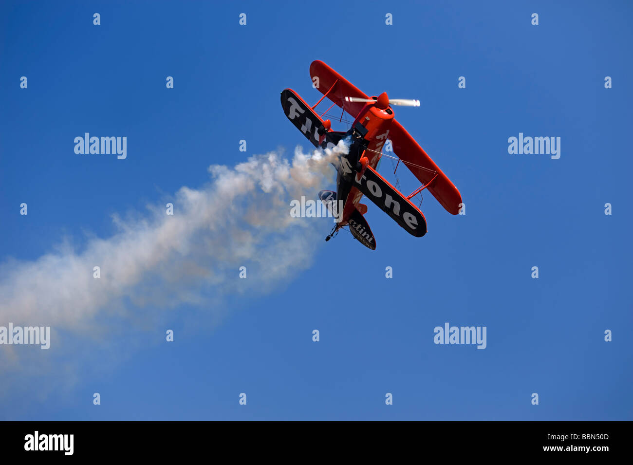 Acrobatic Plane in Flight Stock Photo - Alamy