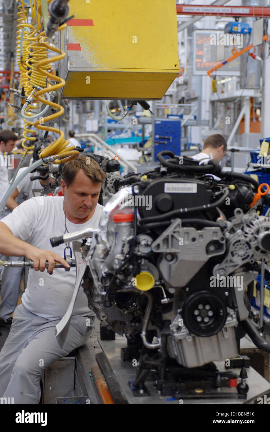 Audi A3 production at the Audi factory in Ingolstadt, Germany Stock ...