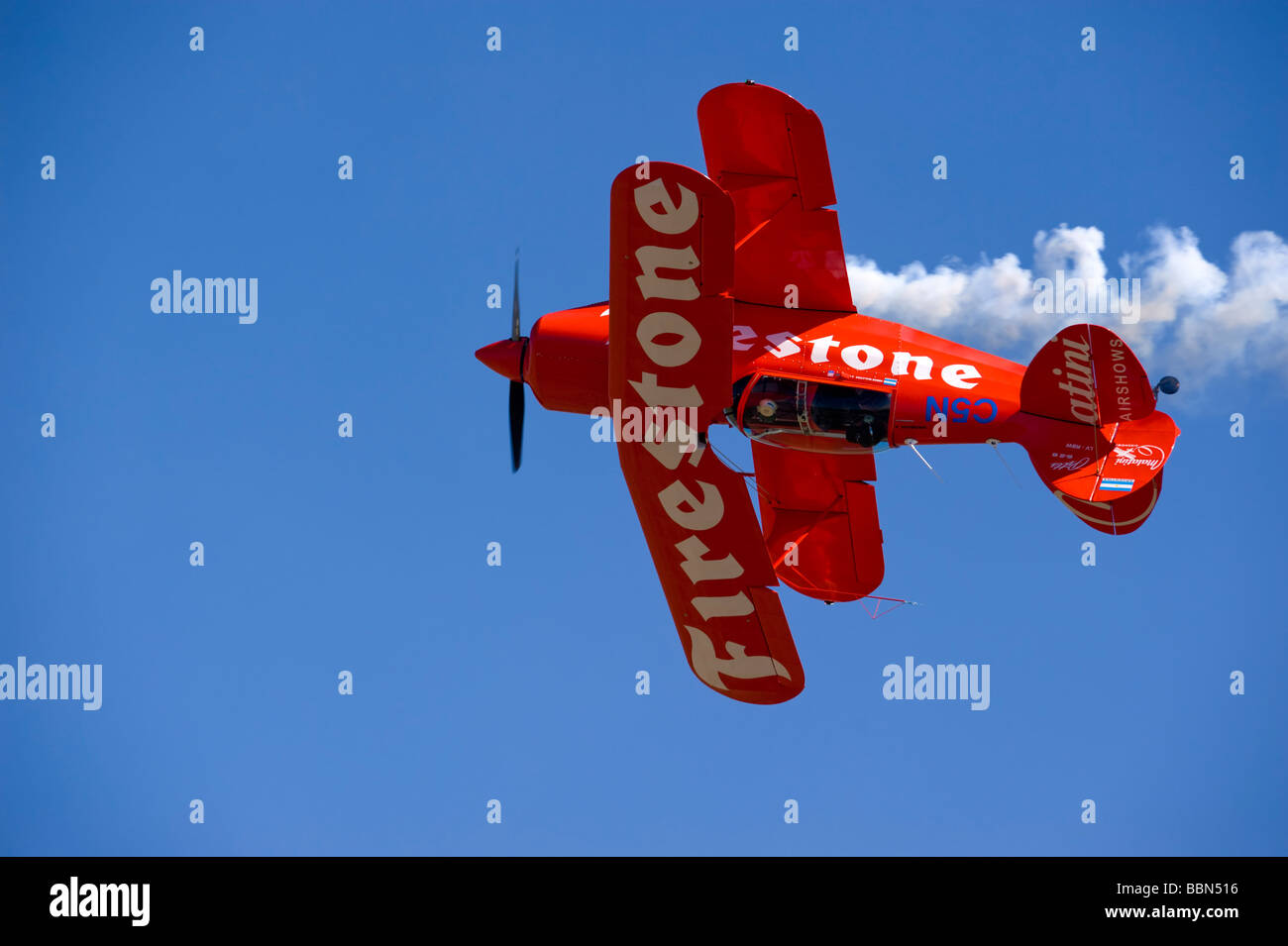 Acrobatic Plane in Flight Stock Photo - Alamy