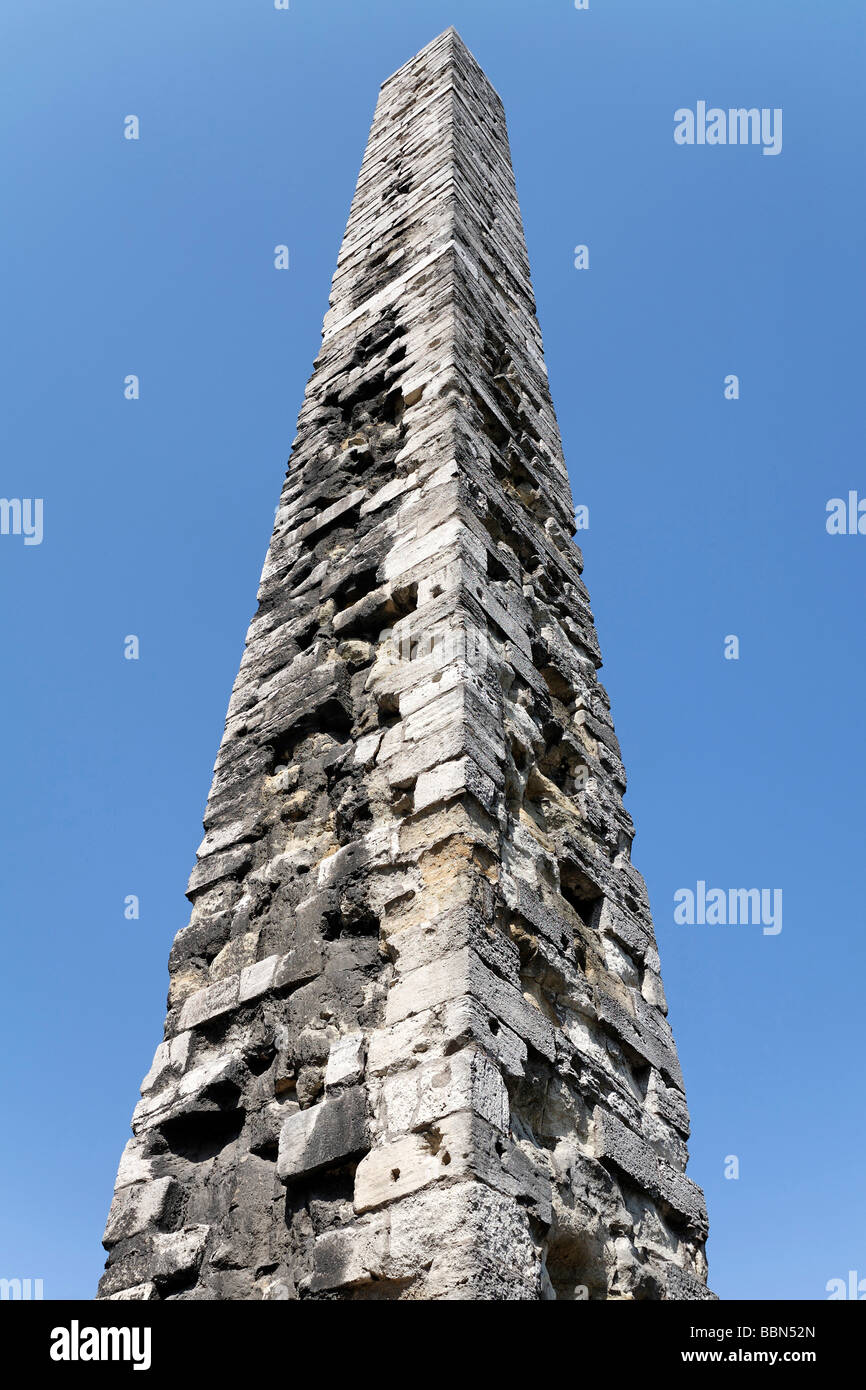 Weathered obelisk, bronze pillar of Constantine VII Porphyrogenitus ...