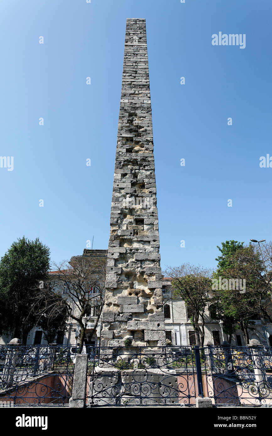 Bronze pillar of Constantine VII Porphyrogenitus, ancient Byzantine ...