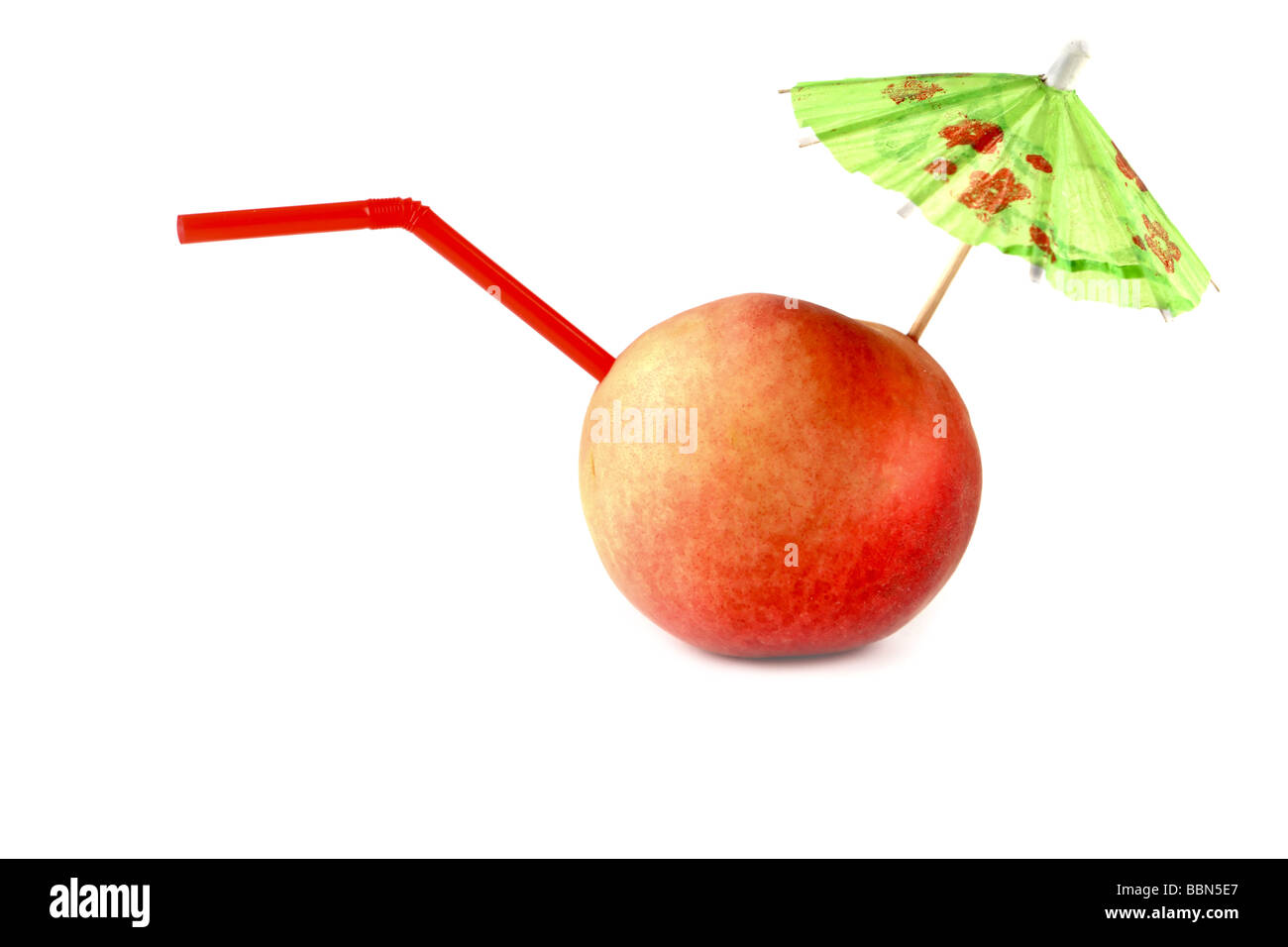 Concept of drinking fruit juice direct from the fruit Stock Photo - Alamy