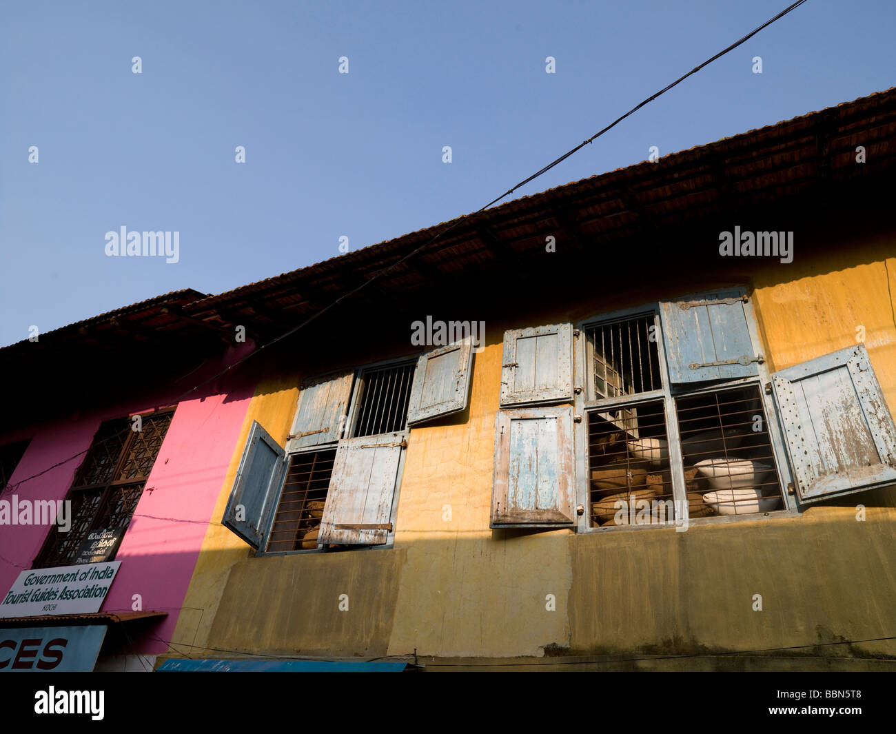 Open shutters in second story shop front hi-res stock photography and ...