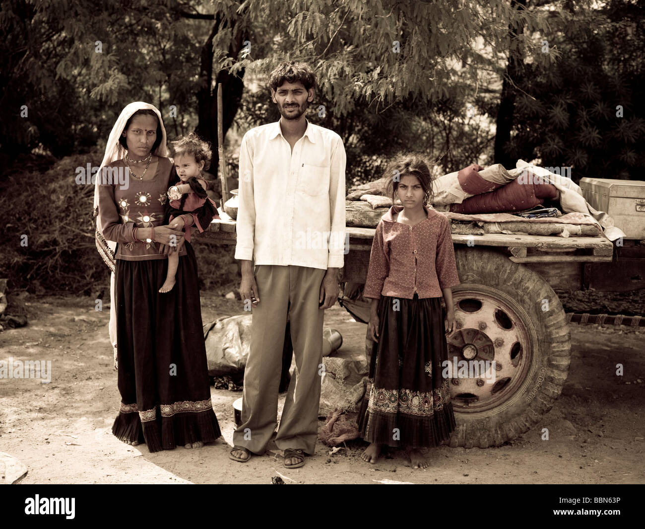Gypsy woman with baby hi-res stock photography and images - Alamy