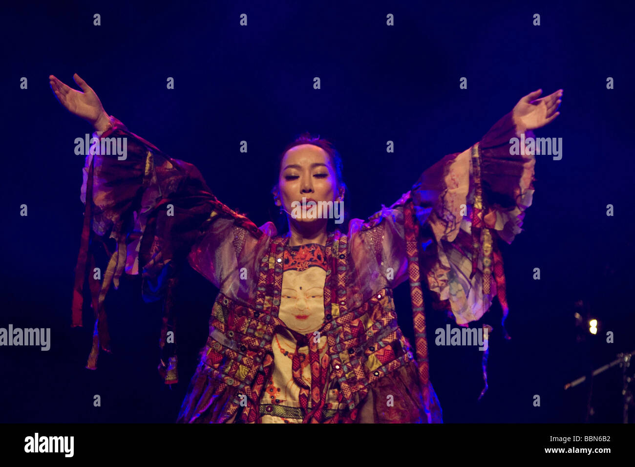 The Chinese singer Sa Dingding live at her exclusive Swiss concert in ...