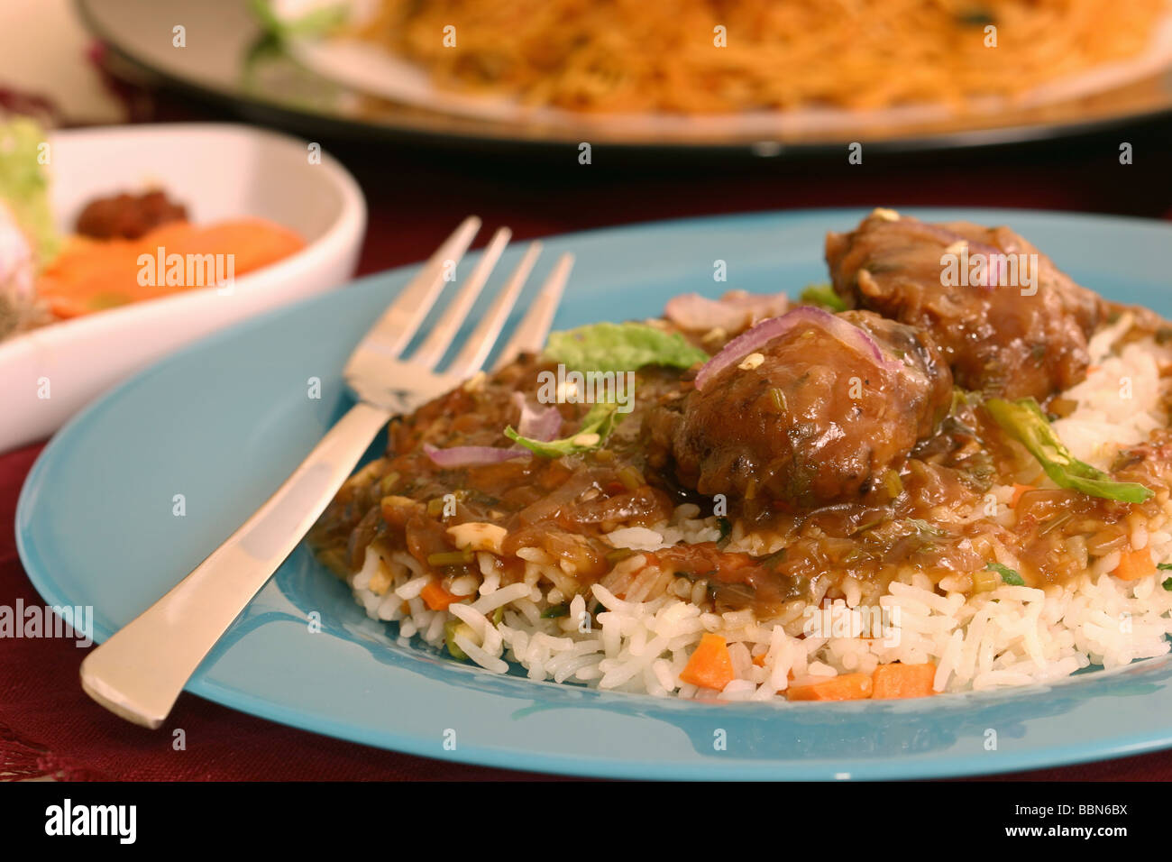 Vegetable manchurian chinese dish hi-res stock photography and images ...