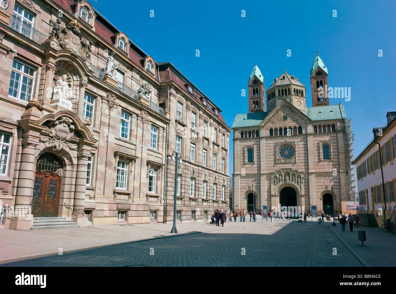 The Speyer Cathedral, Kaiserdom, Speyer, Rhineland-Palatinate, Germany, Europe Stock Photo - Alamy