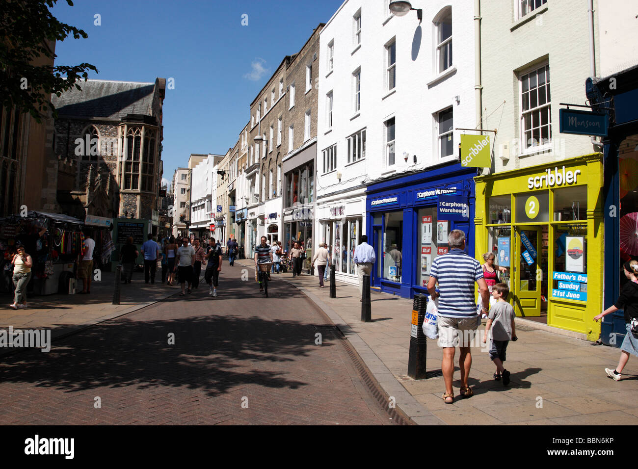 Cambridge street scene uk hi-res stock photography and images - Alamy
