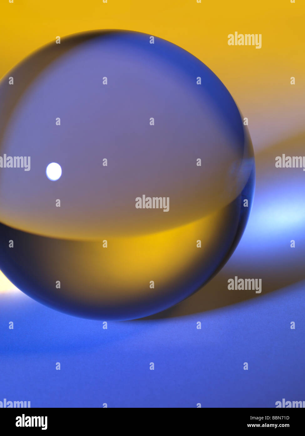 Abstract crystal ball Stock Photo - Alamy