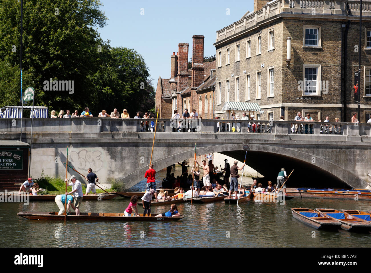 Silver street bridge cambridge hi-res stock photography and images - Alamy