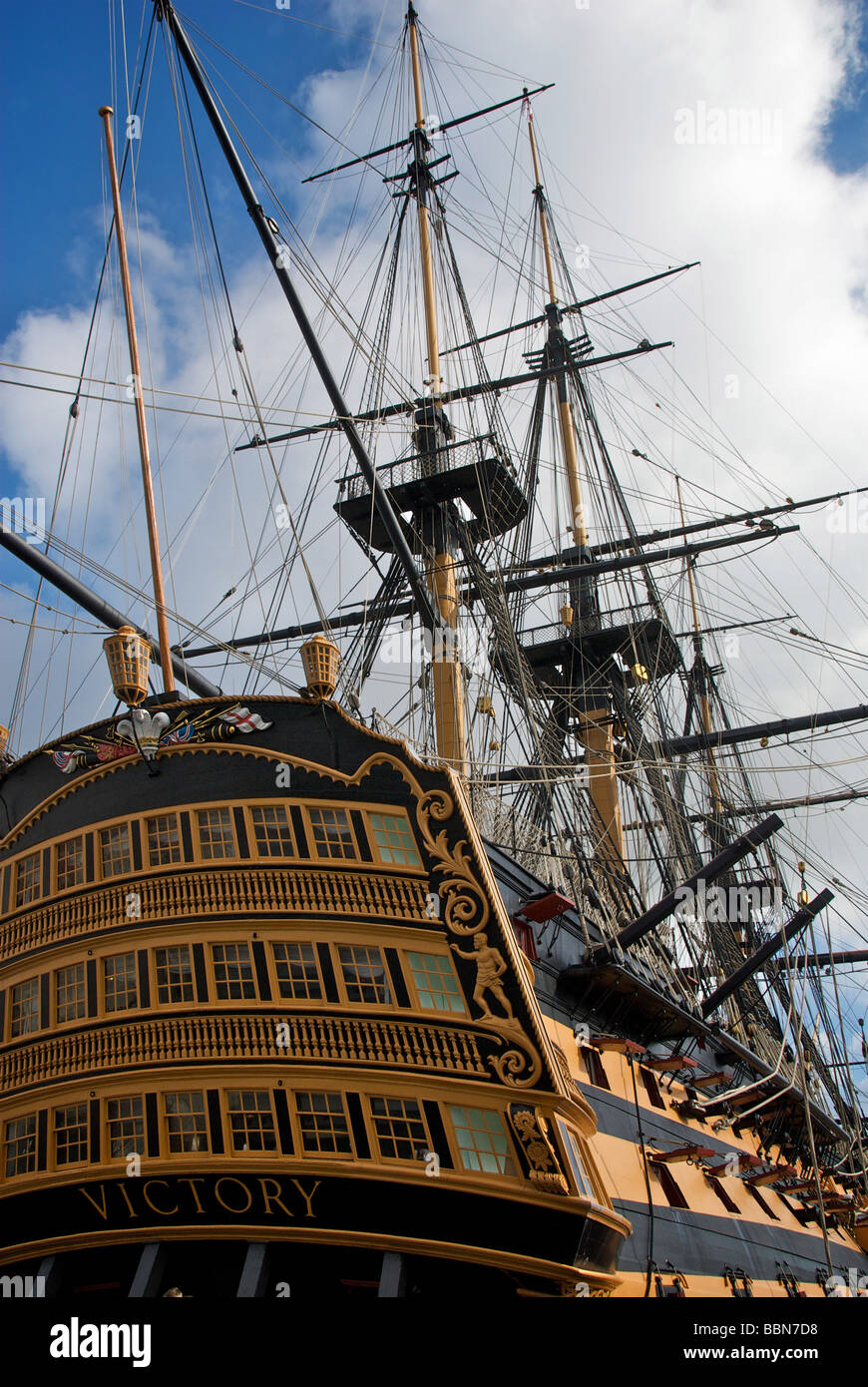 HMS Victory Portsmouth Harbour Naval Docks Stock Photo - Alamy