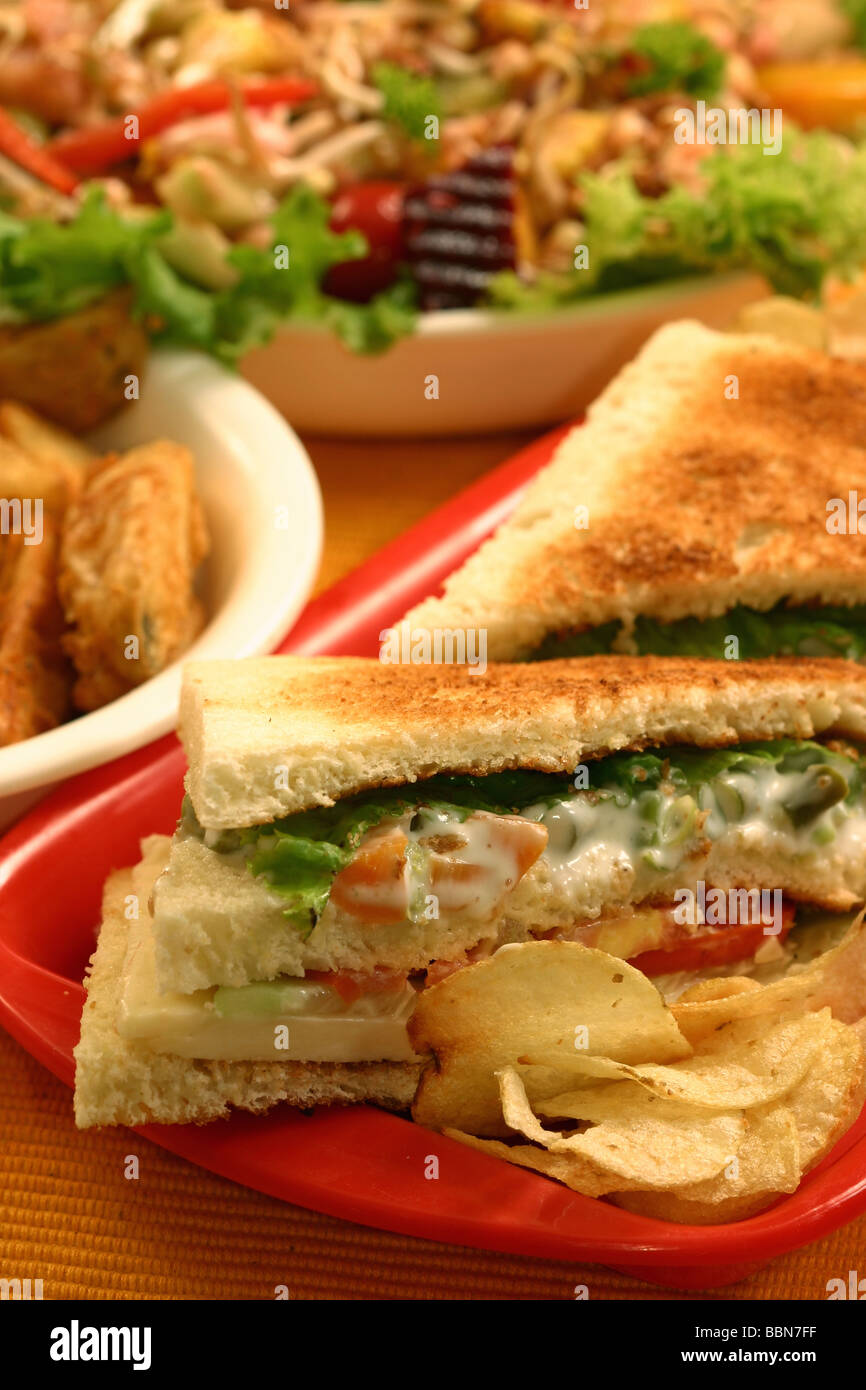 Cheese grilled toast Stock Photo - Alamy