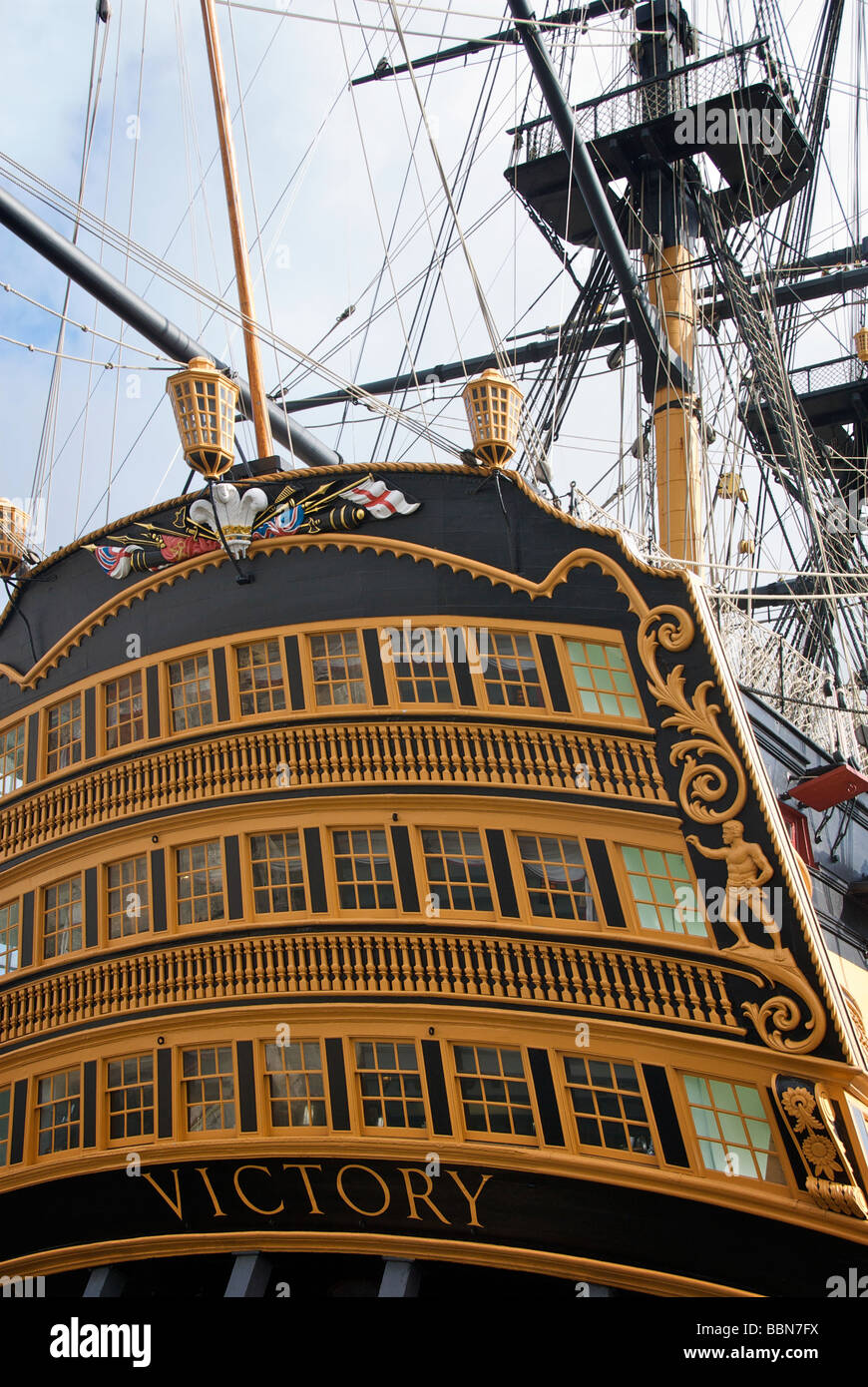 HMS Victory Portsmouth Harbour Naval Docks Stock Photo - Alamy