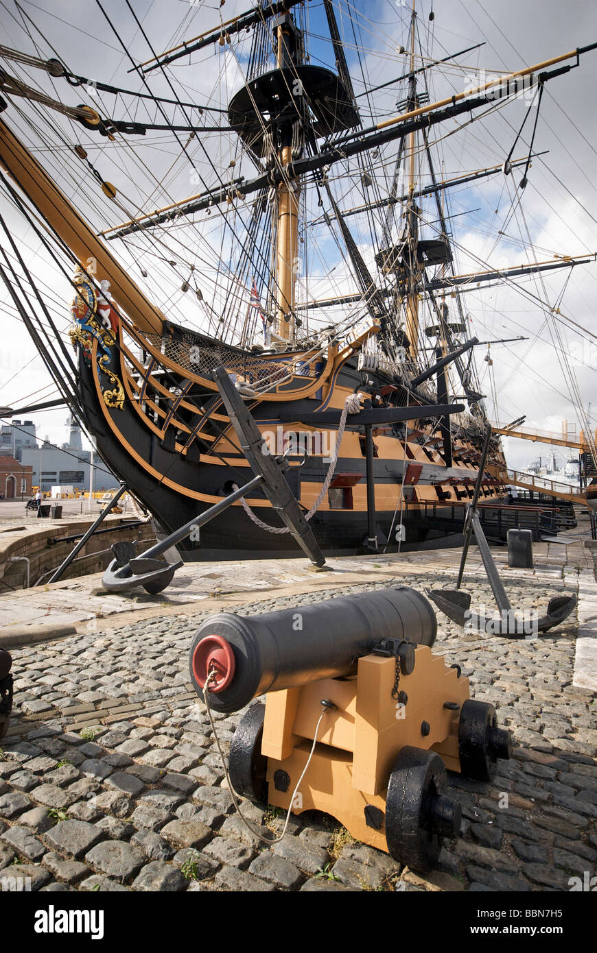 HMS Victory Portsmouth Harbour Naval Docks Stock Photo - Alamy