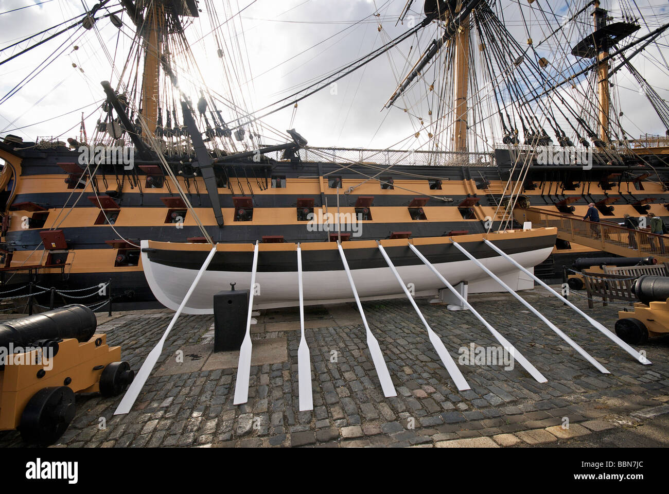 HMS Victory Portsmouth Harbour Naval Docks Stock Photo - Alamy
