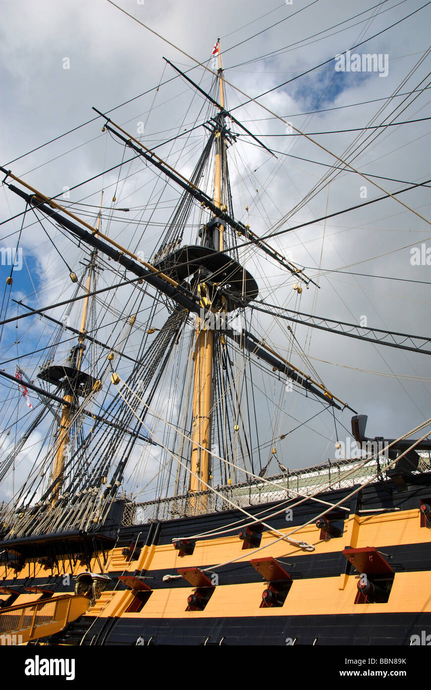 HMS Victory Portsmouth Harbour Naval Docks Stock Photo - Alamy
