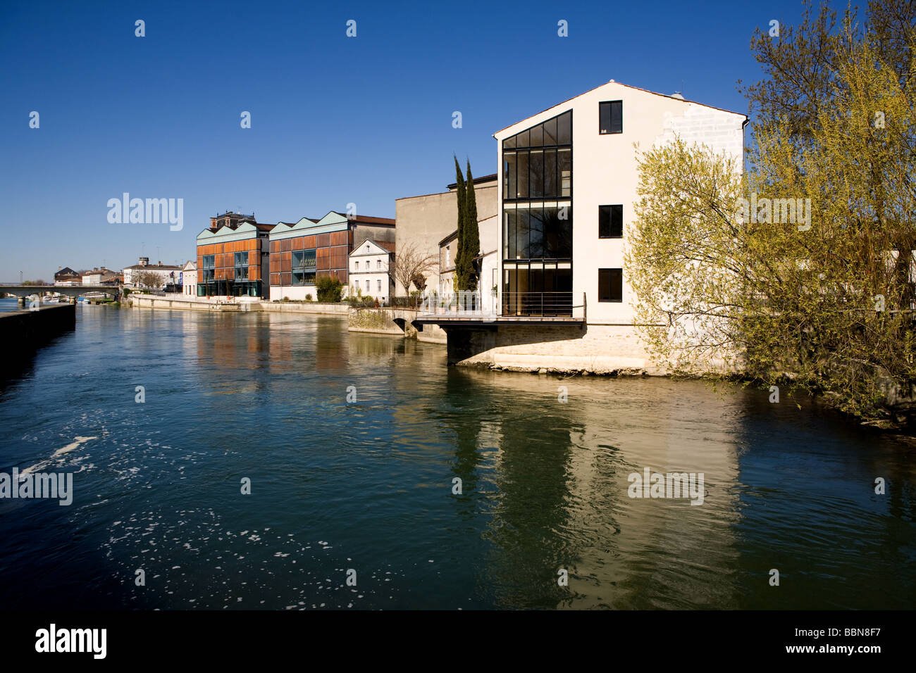 River Charente in Jarnac Poitou Charente France Stock Photo - Alamy