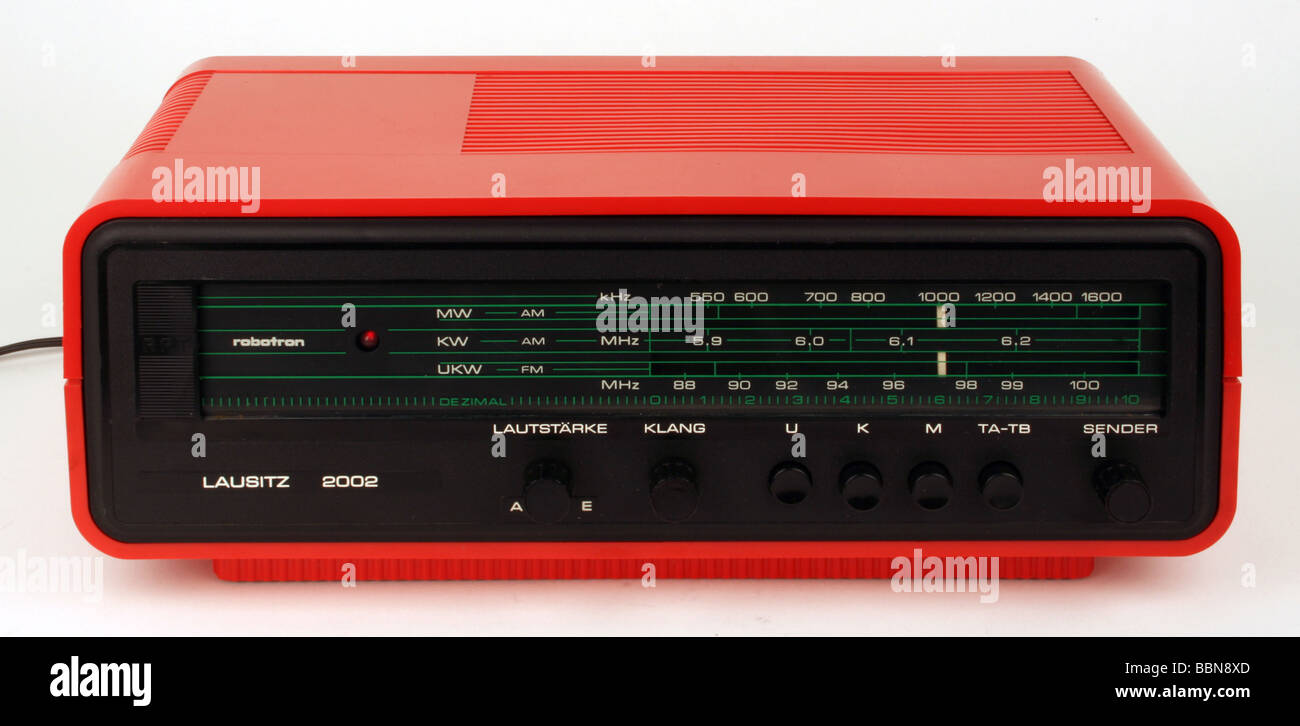 broadcast, radio, radio sets, radio set "Lausitz 2002", made by VEB ...