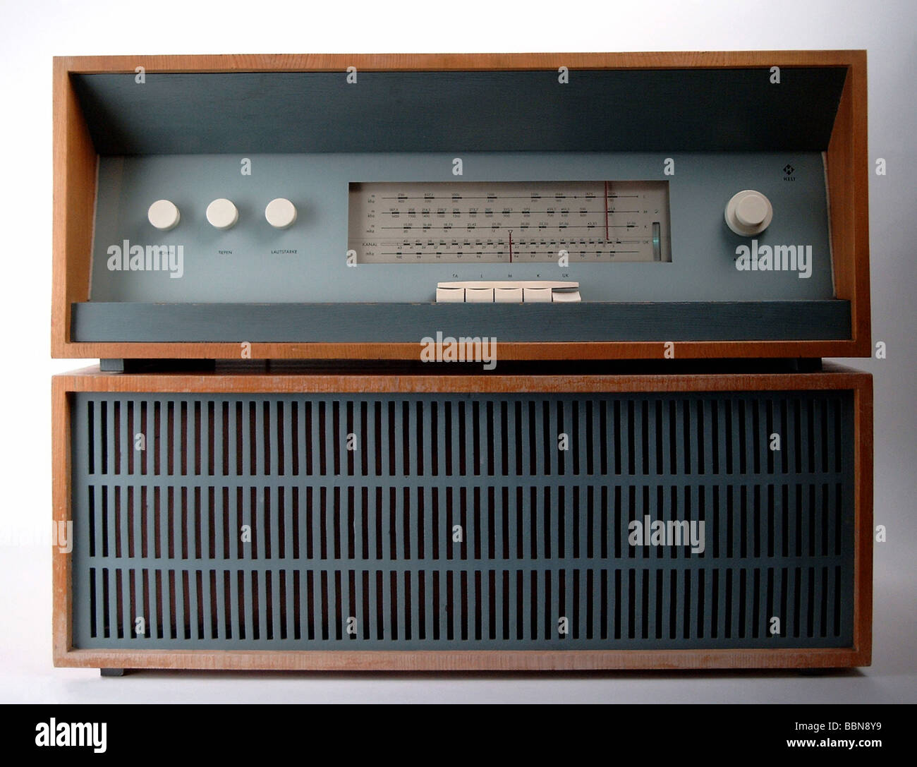 broadcast, radio, radio sets, radio set "RK 2", tuner and speaker ...