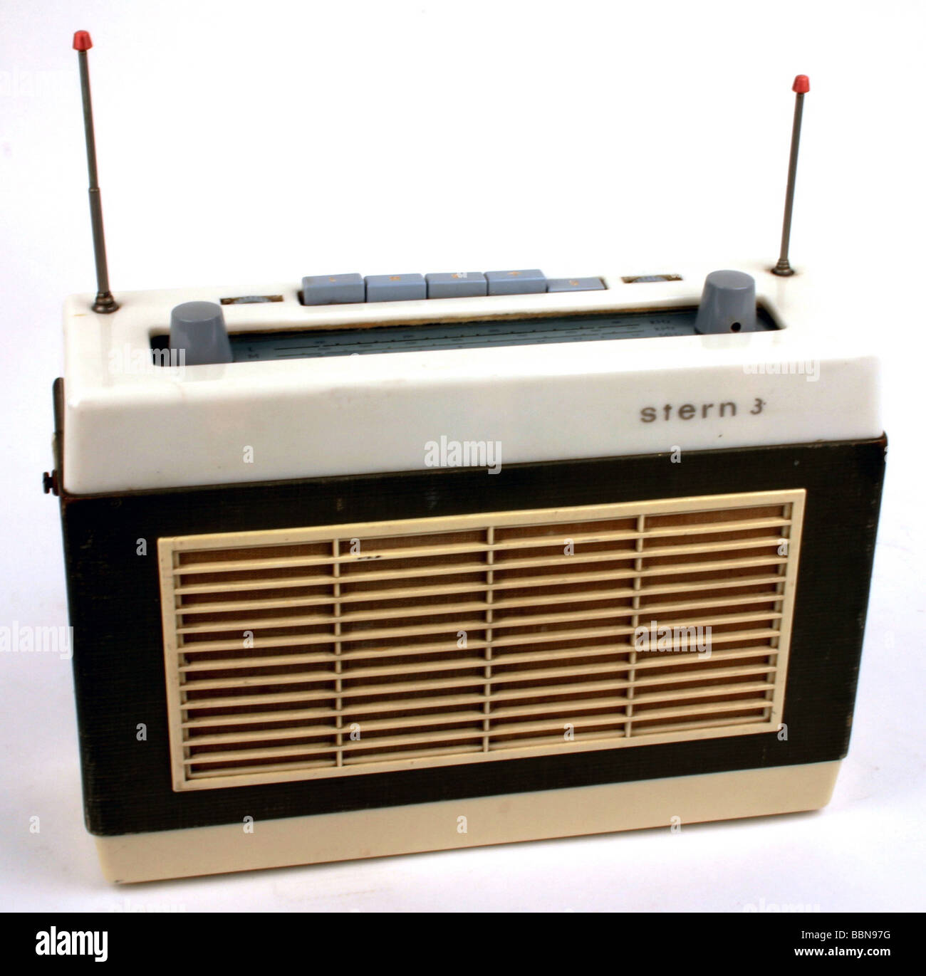 broadcast, radio, radio sets, portable radio Stern 3, made by VEB Stern ...