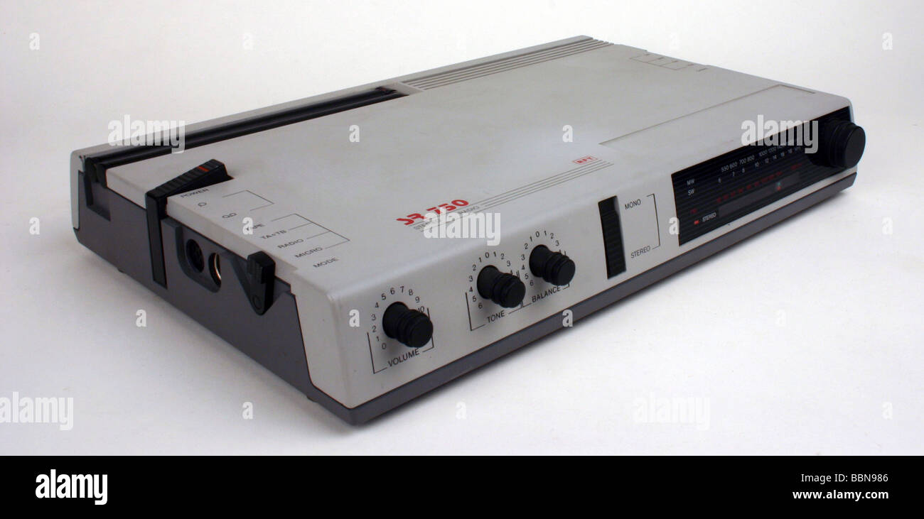 broadcast, radio, radio sets, typ for stereo radio set SR 750 ("male ...