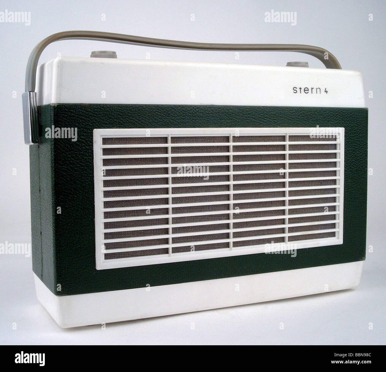 broadcast, radio, radio sets, portable radio Stern 4, made by VEB Stern ...