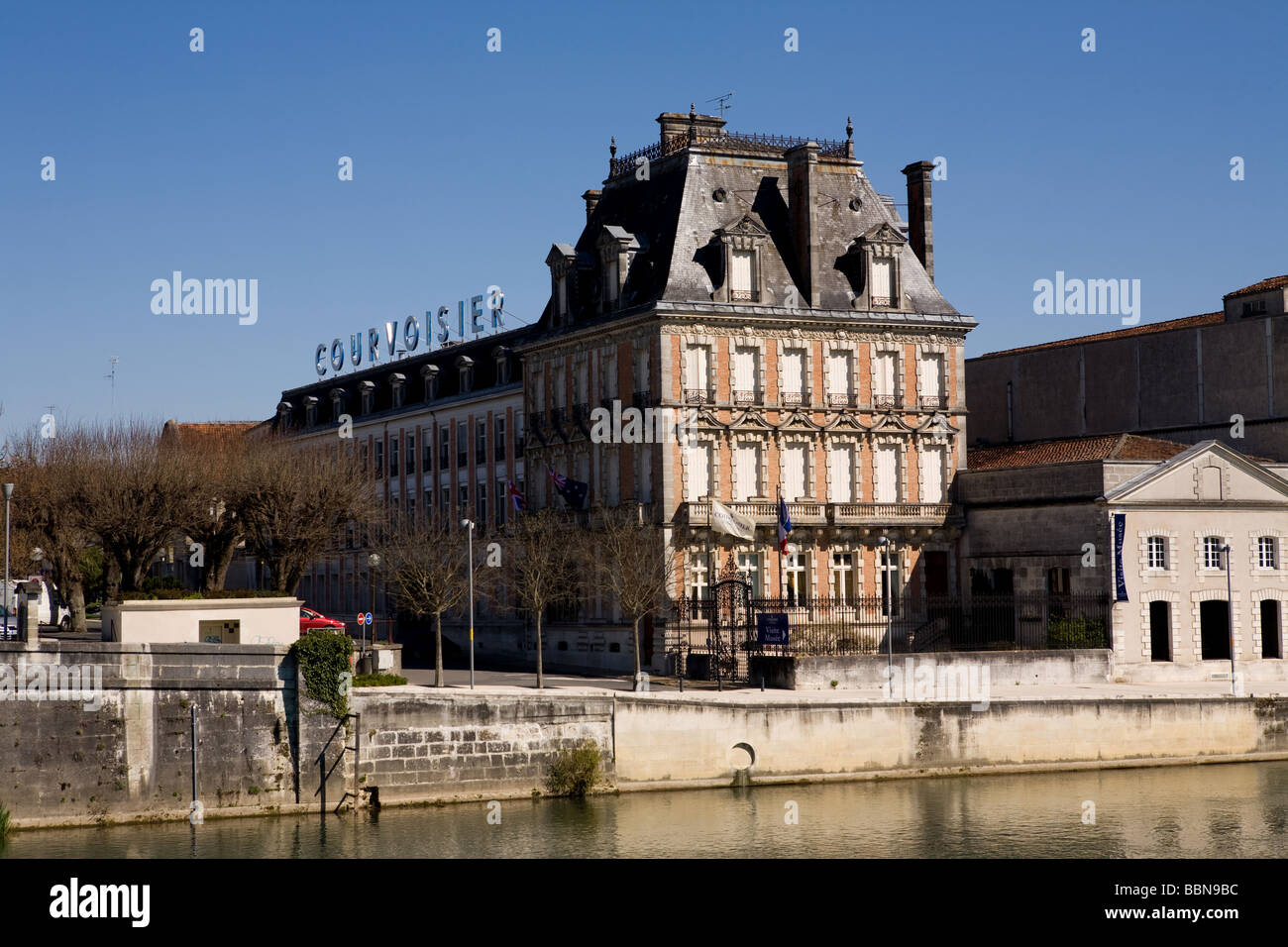 The old Brandy Factory Jarnac Poitou Charente France Stock Photo - Alamy