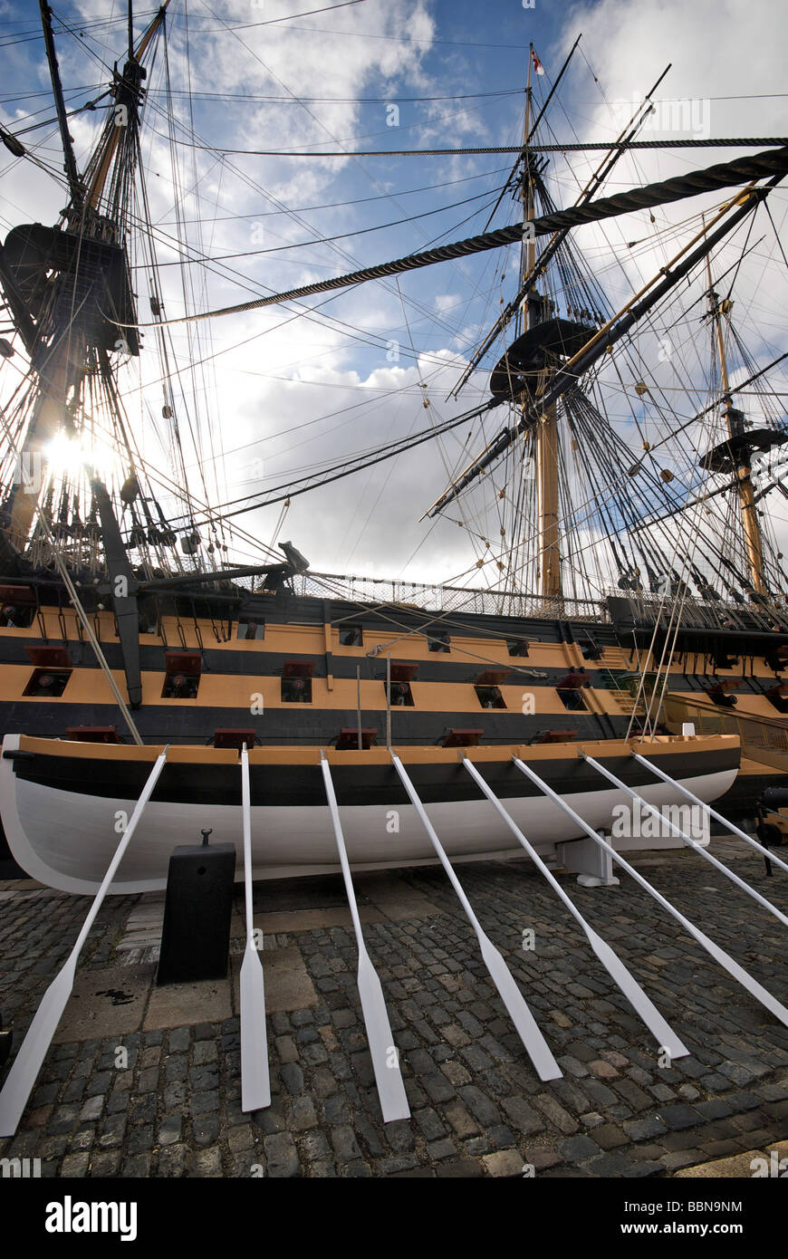 HMS Victory Portsmouth Harbour Naval Docks Stock Photo - Alamy