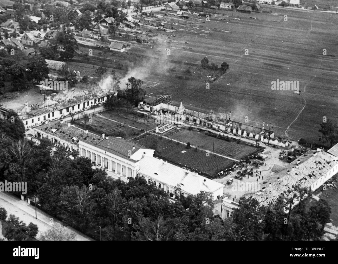 events, Second World War / WWII, Russia 1941, aerial view of the ...