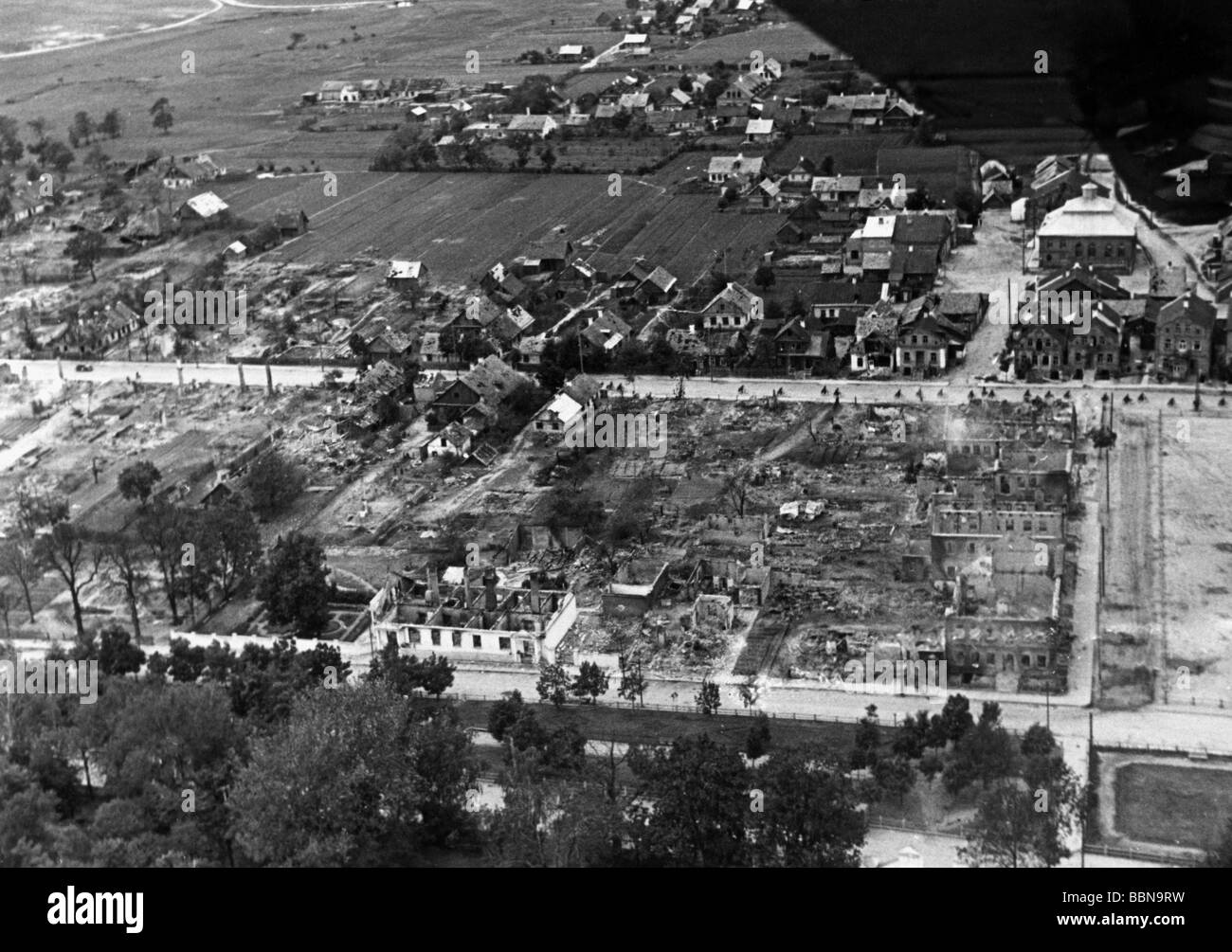 events, Second World War / WWII, Russia 1941, aerial view of the ...