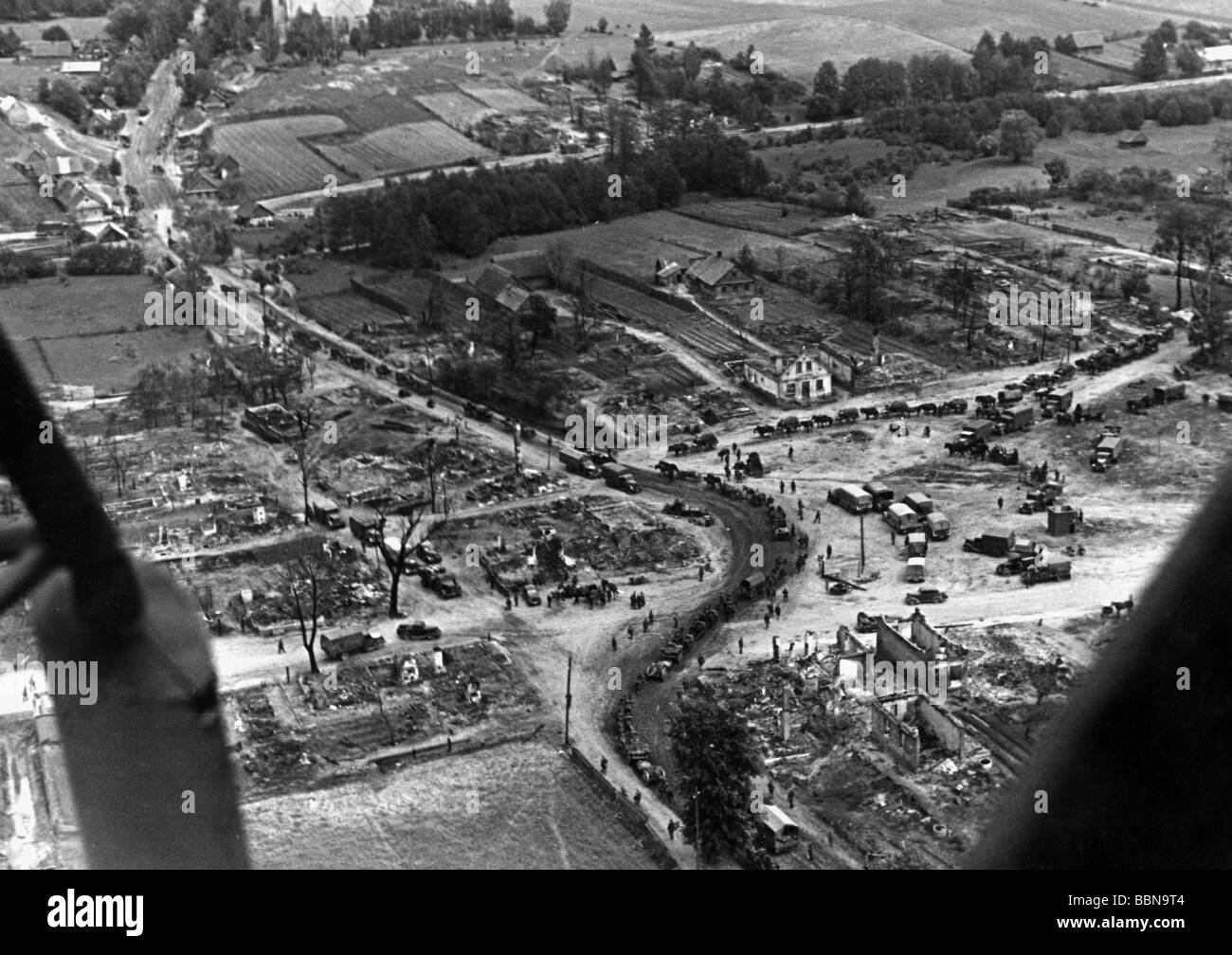 events, Second World War / WWII, Russia 1941, German advance, supply ...