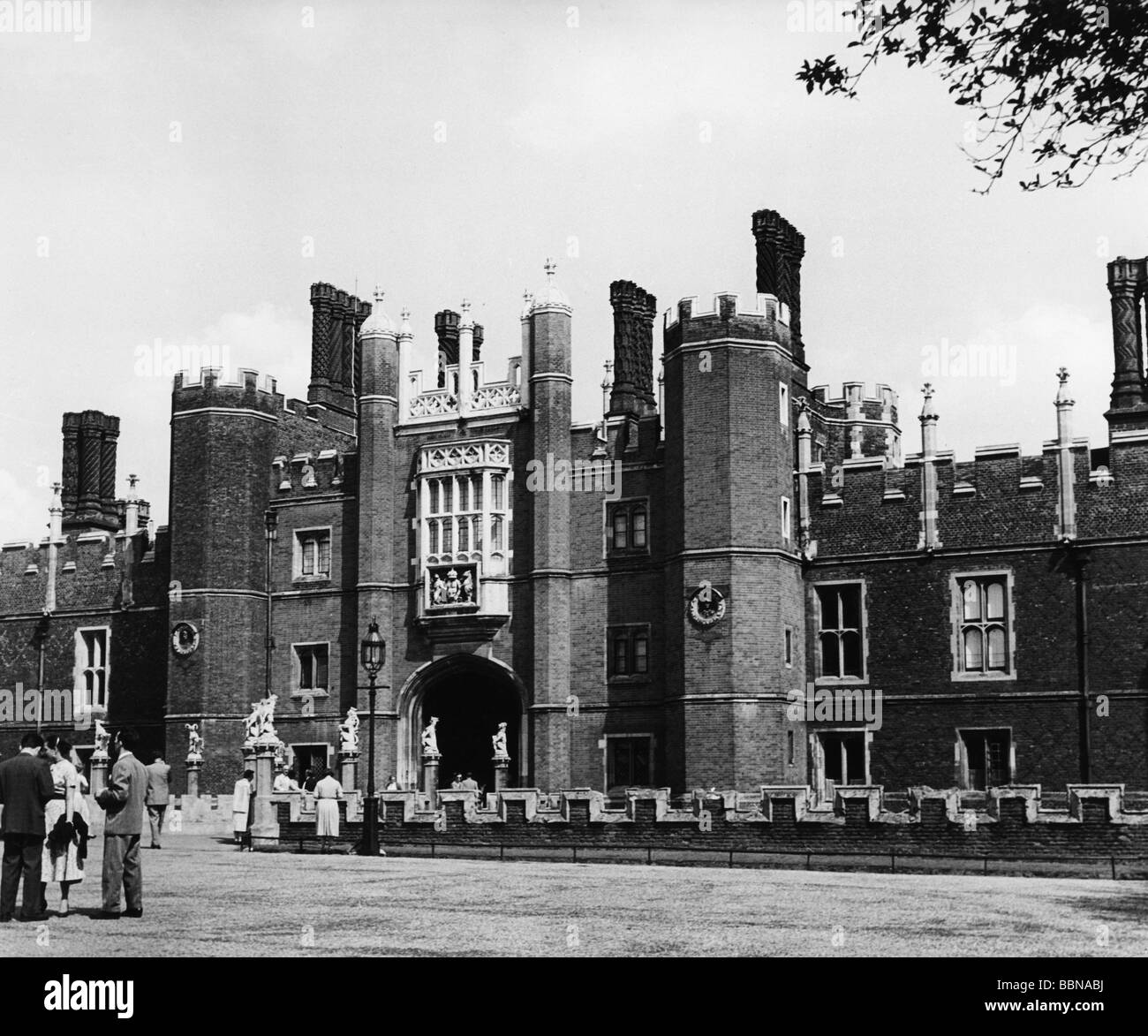 architecture, castles, Great Britain, England, Hampton Court Palace ...