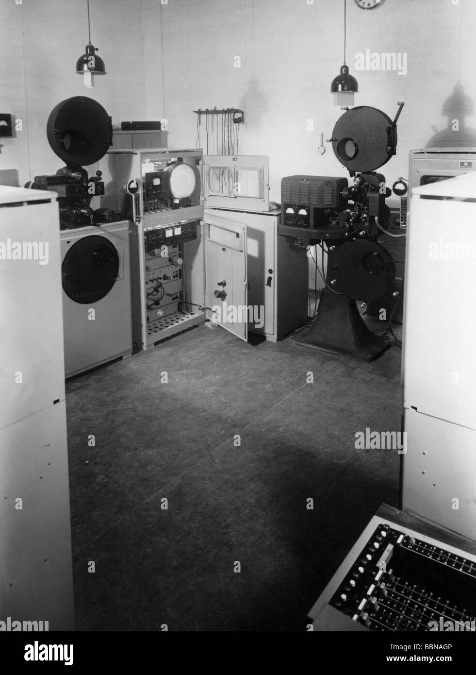 broadcast, television, technics, telecine room, Nordwestdeutscher ...