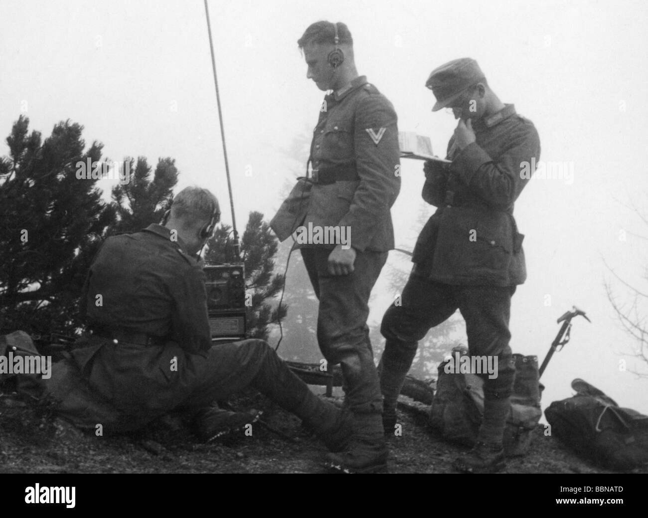 events, Second World War / WWII, German Wehrmacht, mountain infantryman ... events, Second World War / WWII, German Wehrmacht, mountain infantryman ...
