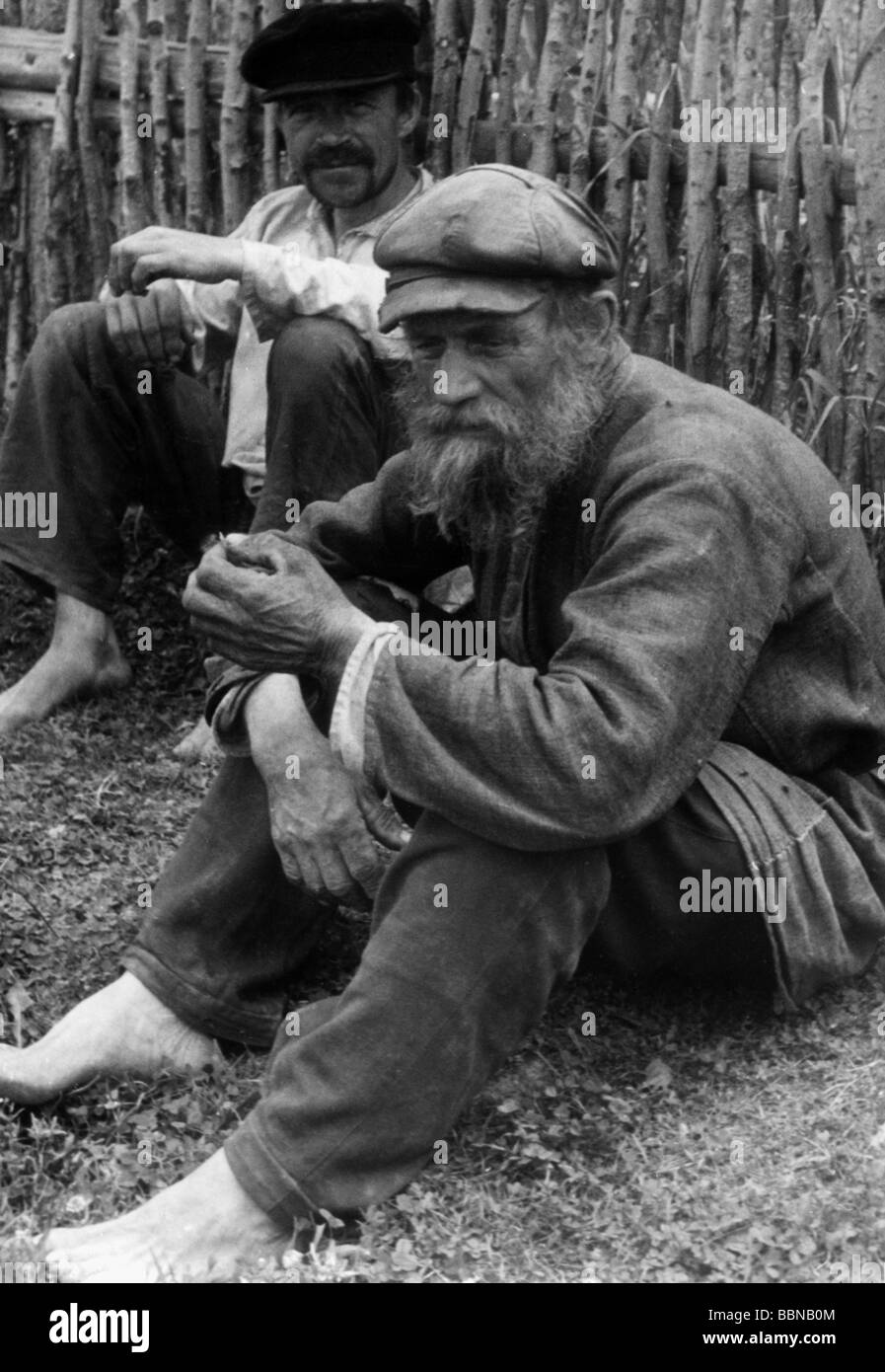 geography / travel, Russia, people, Russian farmers, summer 1941 Stock ...