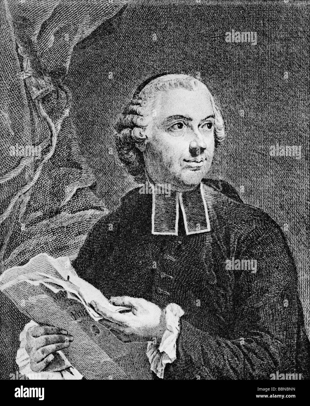 Condillac, Etienne de, 30.9.1715 - 3.8.1780, French philosopher, half ...