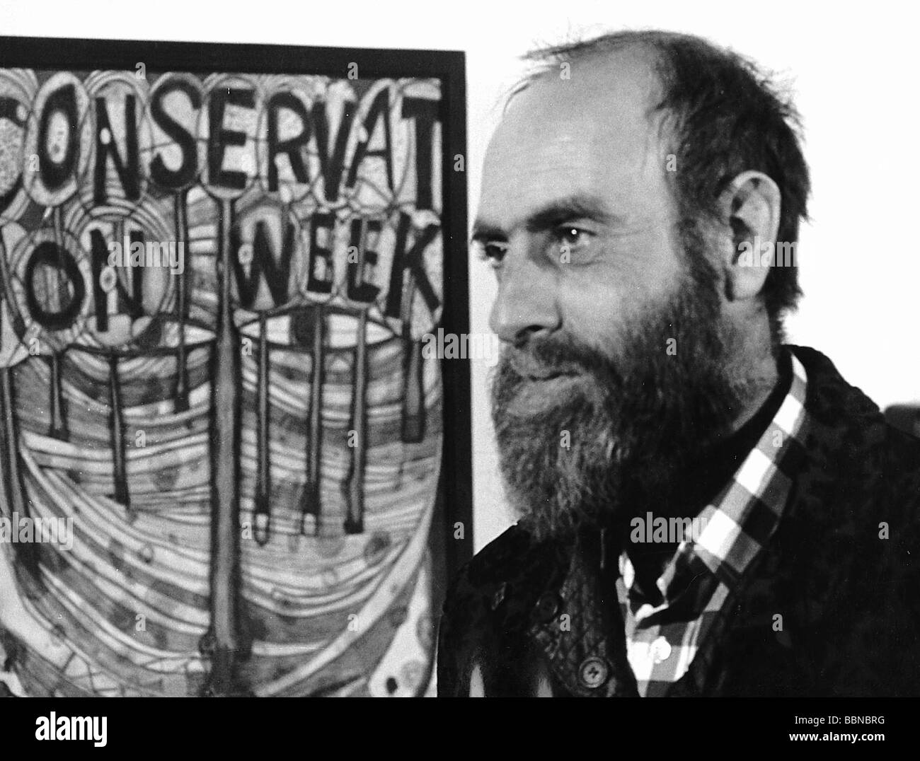 Friedensreich hundertwasser portrait hi-res stock photography and ...
