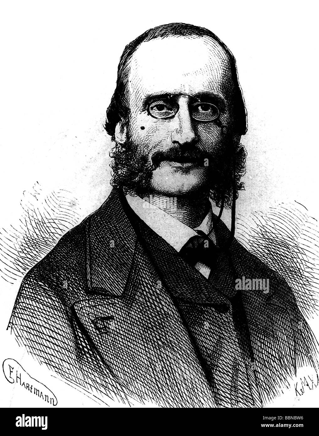 Jacques offenbach 1819 1880 Black and White Stock Photos & Images - Alamy
