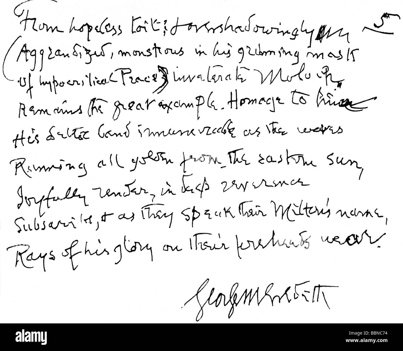 Handwriting english hi-res stock photography and images - Alamy