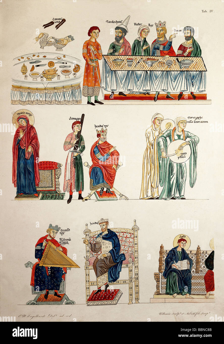 Romanesque harp hi-res stock photography and images - Alamy