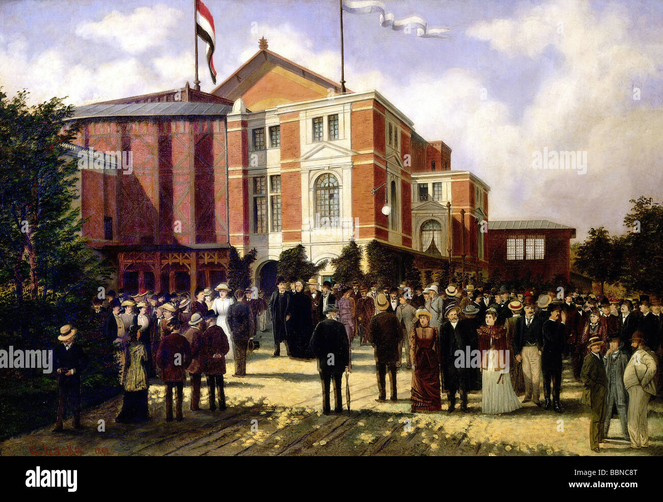 geography / travel, Germany, Bayreuth, theatre / theater, festival hall ...