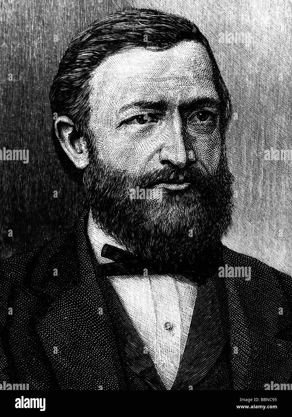 Reis, Philipp, 7.1.1834 - 14.1.1874, German physicist, portrait, wood ...