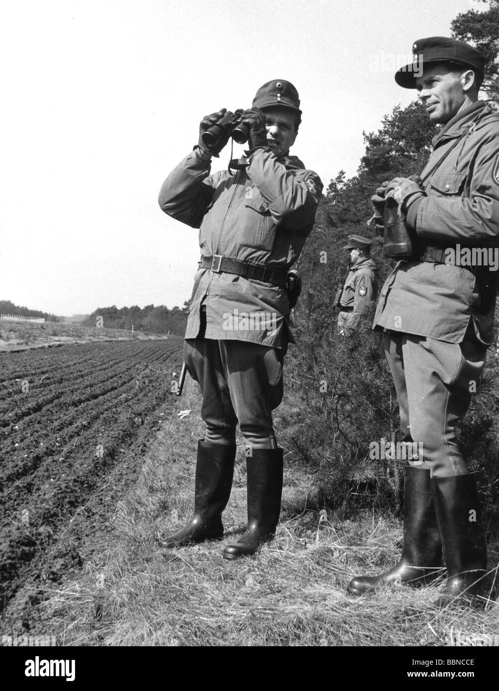 East german border guard Black and White Stock Photos & Images - Alamy