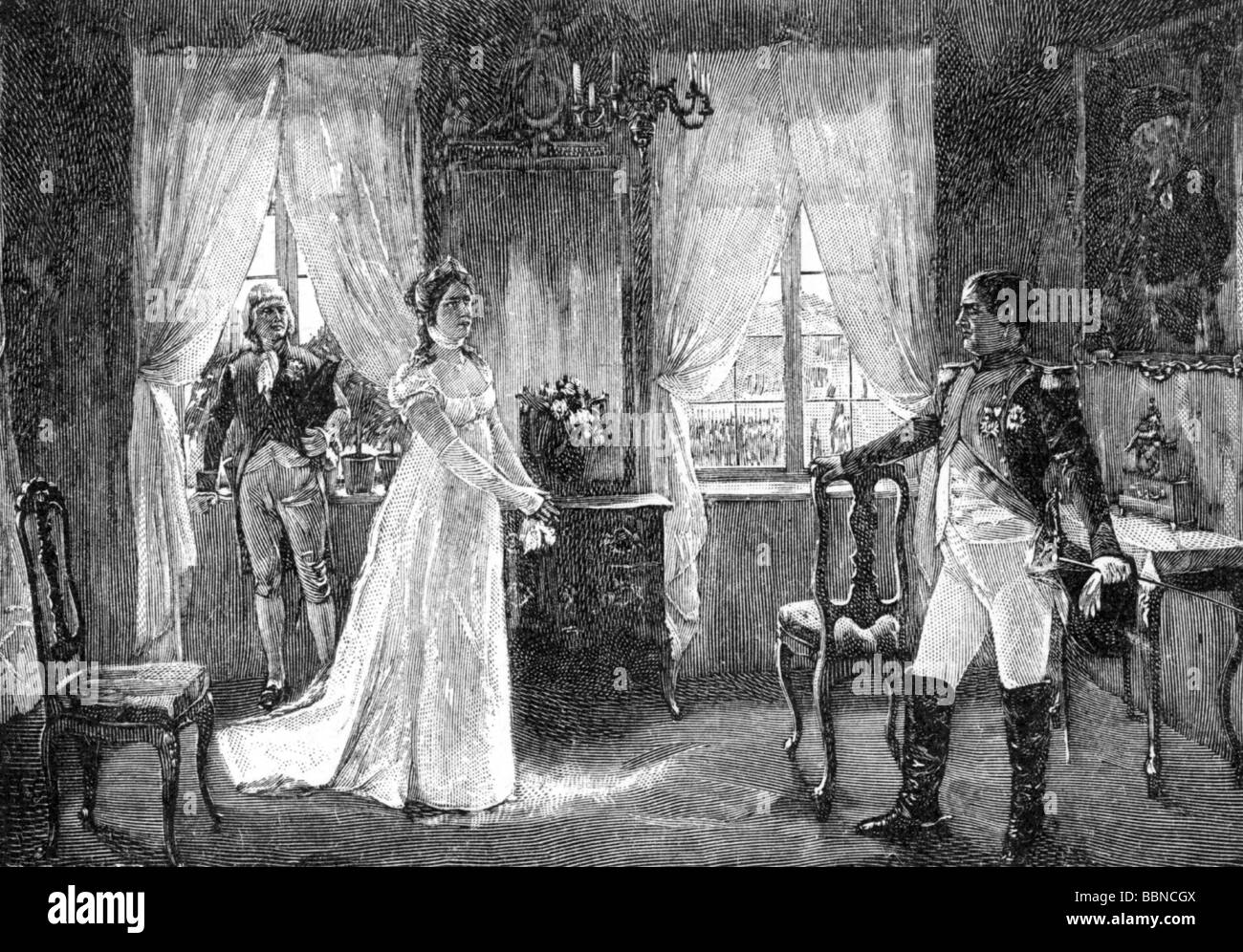 events, War of the Fourth Coalition 1806/1807, Tilsit Peace Treaty ...