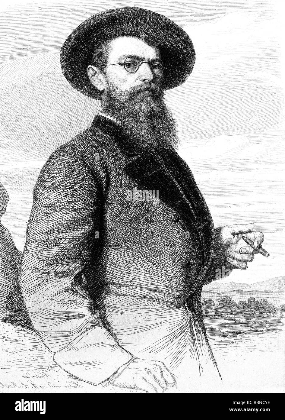 Lenbach franz Black and White Stock Photos & Images - Alamy