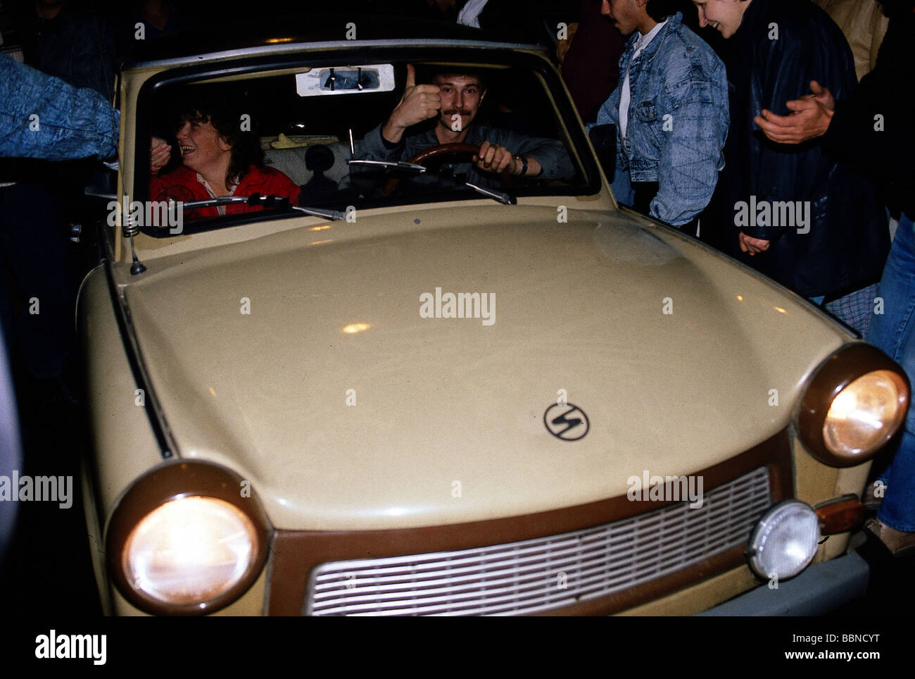 Trabant berlin wall hi-res stock photography and images - Alamy