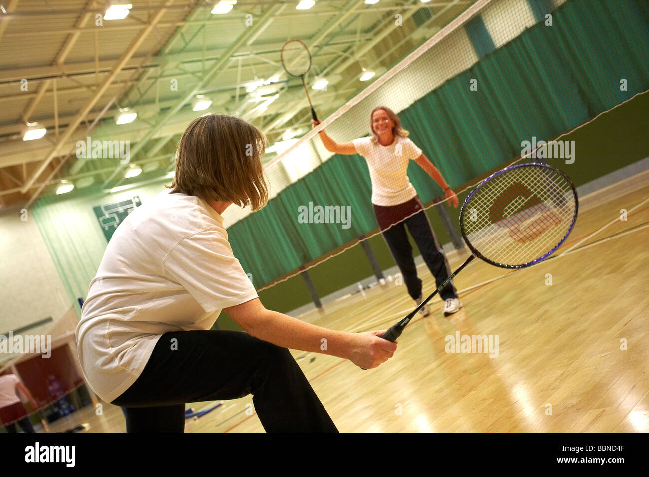 Badminton players hi-res stock photography and images - Alamy