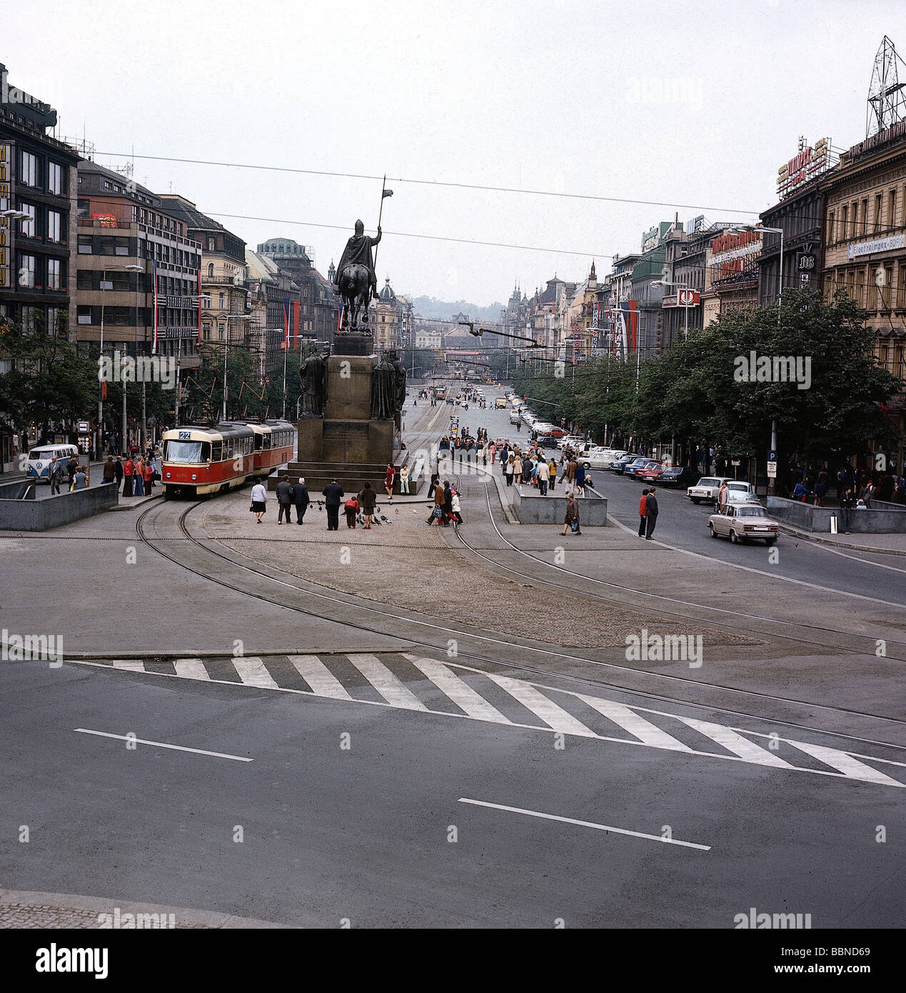 Venceslas wenceslas square hi-res stock photography and images - Alamy