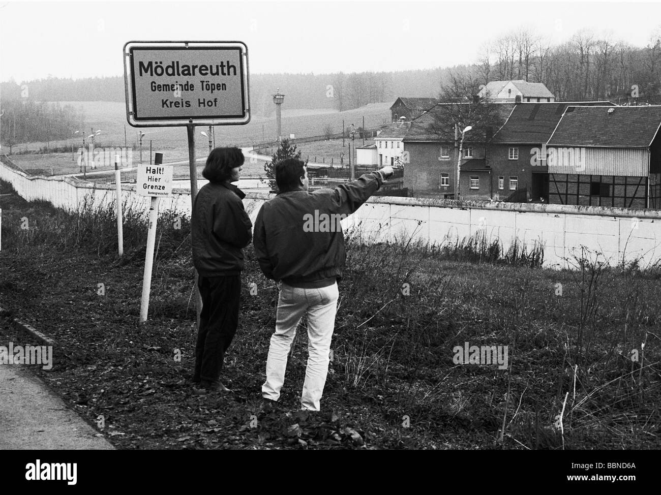 geography / travel, Germany, reunification, Bavaria, Moedlareuth ...